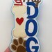 Dog Scrapbook Embellishment Title Love My Dog Vertical Style. Made to ...
