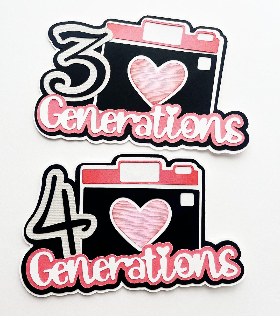 Family Generation Scrapbook Title 3 or 4 Generations Pick One Paper ...