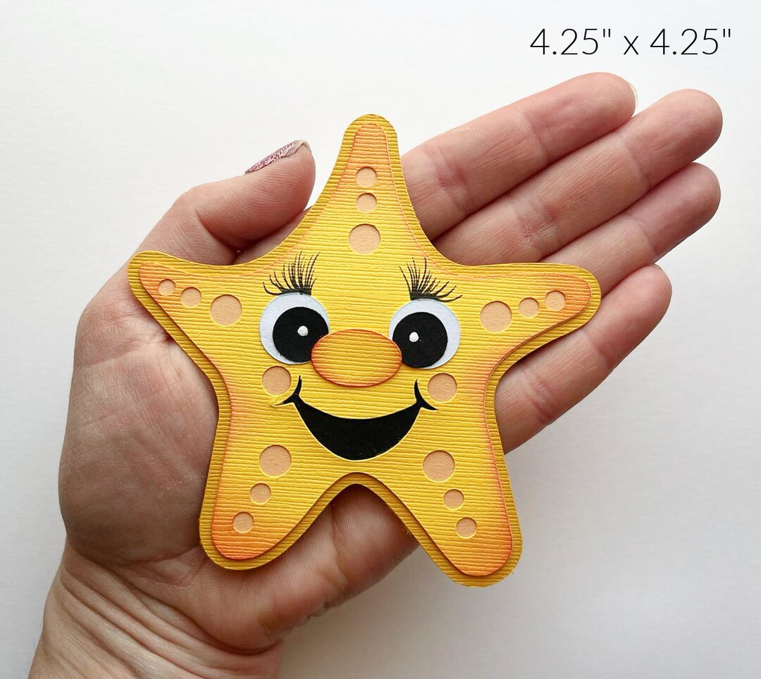 Starfish Scrapbook Embellishment Aquarium Fish Beach Ocean Theme Paper ...