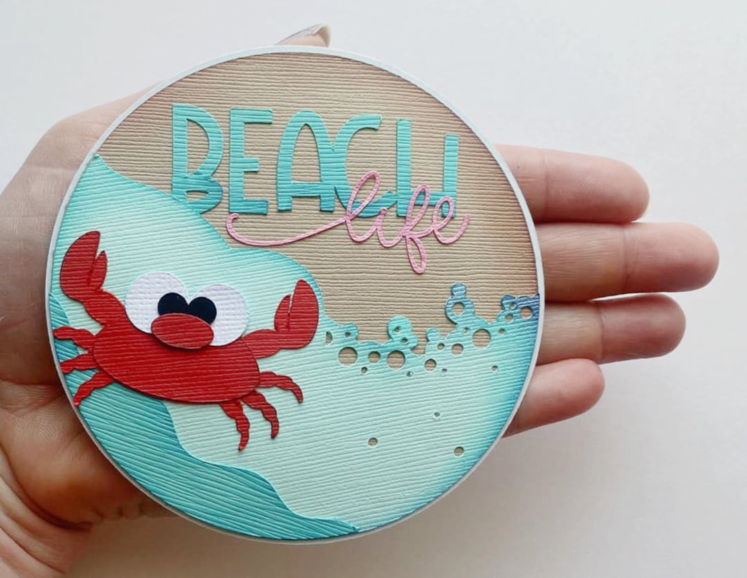 Beach Scrapbook Title Summer Vacation Theme . Made to Order Paper ...