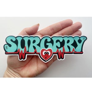 Surgery Medical Embellishment Scrapbook Title. Doctor Kids Premade ...