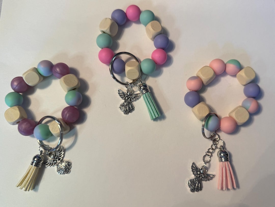 Wristlet Key Ring for Women, Key Ring for Women, Wristlet Ring for Keys ...
