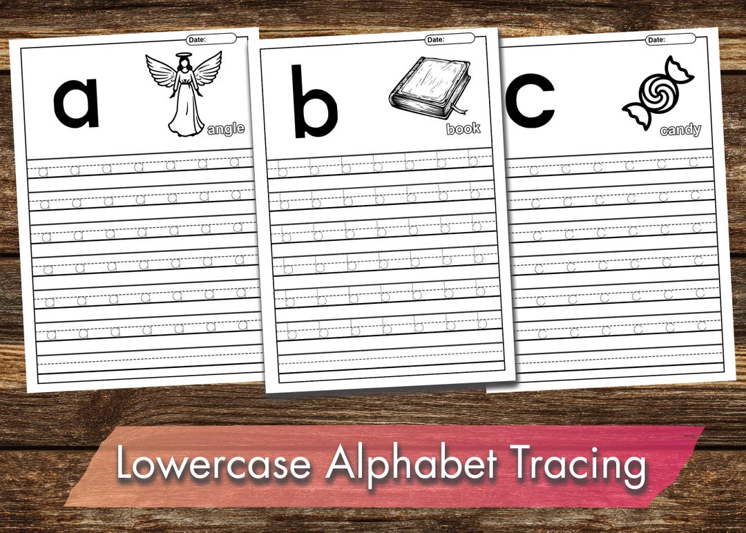 Lowercase Alphabet Tracing Worksheets – A to Z Printable Letter ...