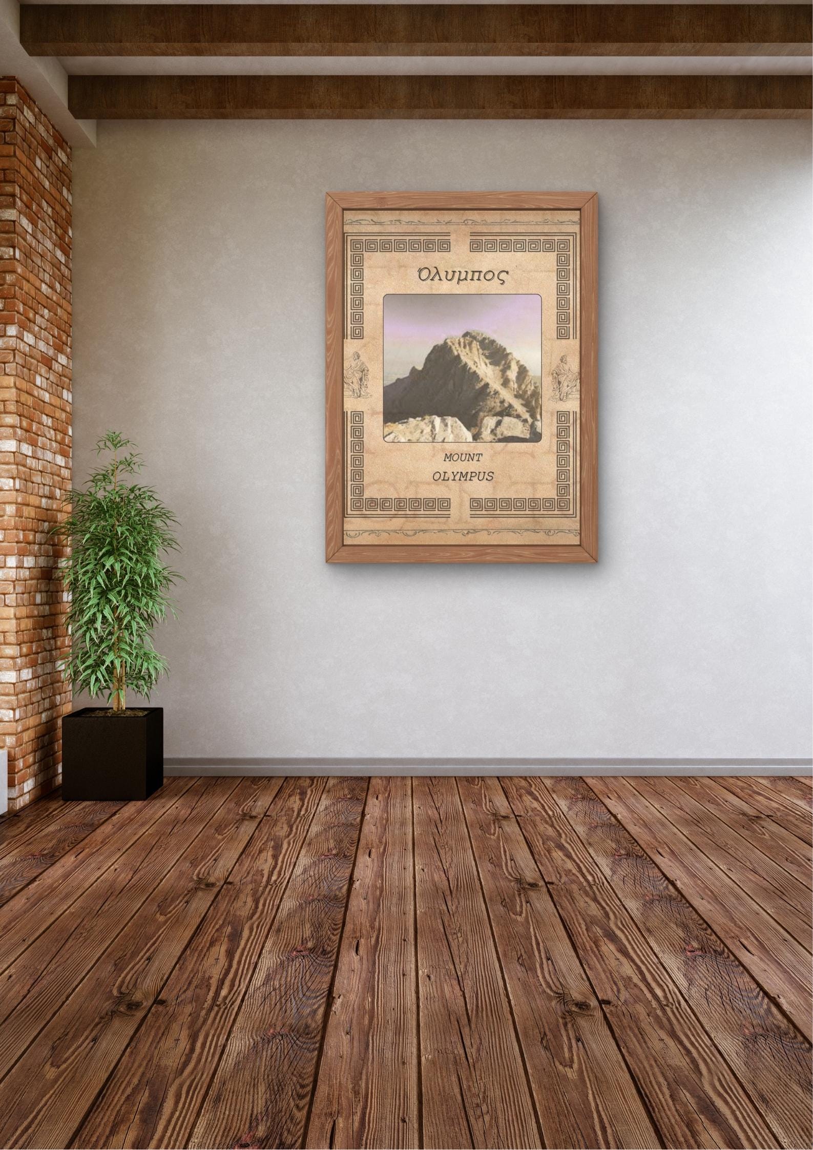 Printable Art | Mount Olympus | Instant Download | Greek Mythology Art ...