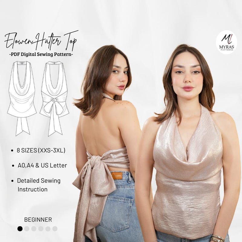 Draped Top Pattern - Etsy