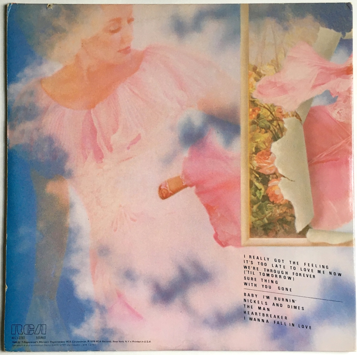 Dolly Parton Heart Breaker Lp 1978 Original Vintage Vinyl Record Album