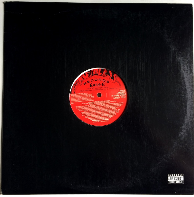 EASY-E - SWITCHEZ 12 Inch Single EP N.W.A. Vinyl Record Album - Etsy