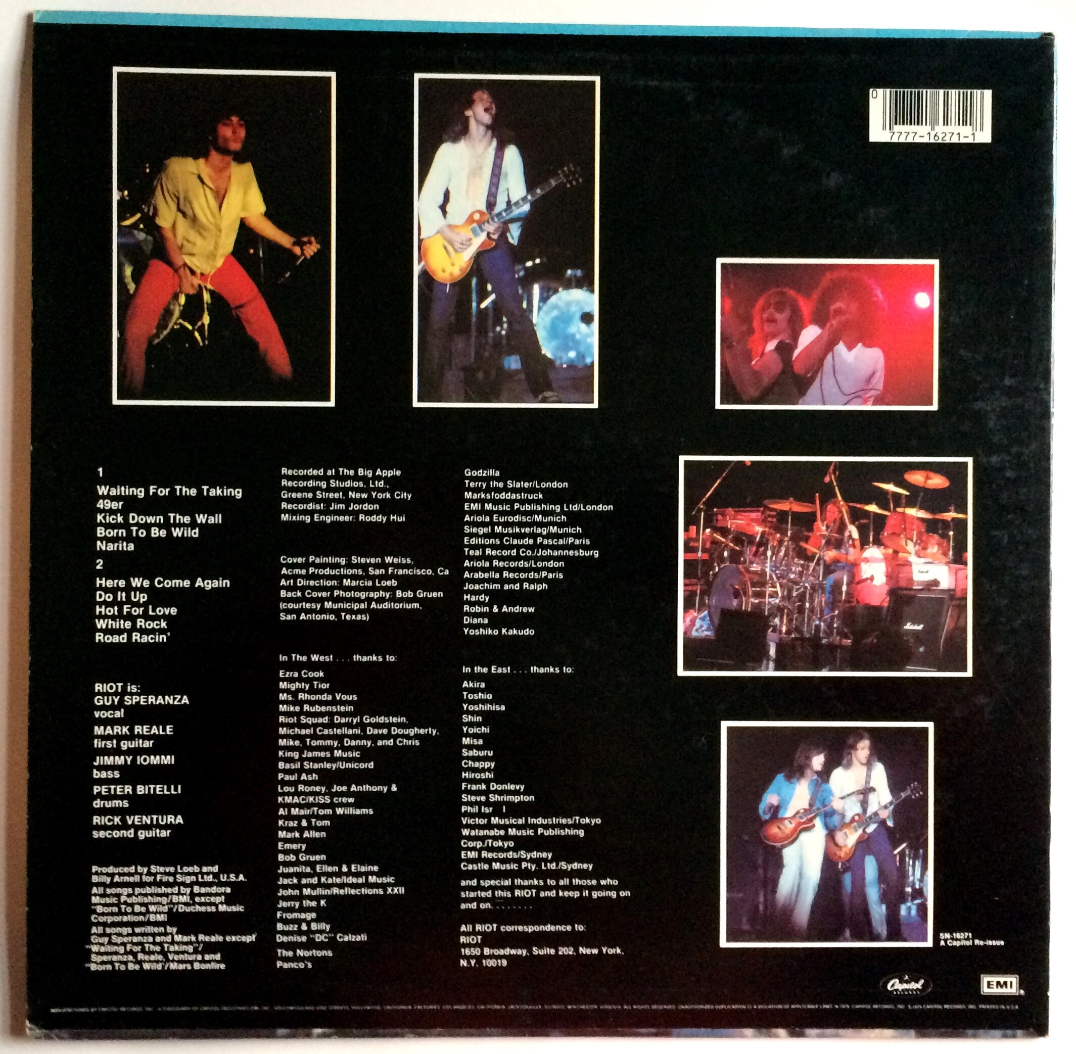 RIOT NARITA Lp 1979 Vintage Vinyl Record Album - Etsy