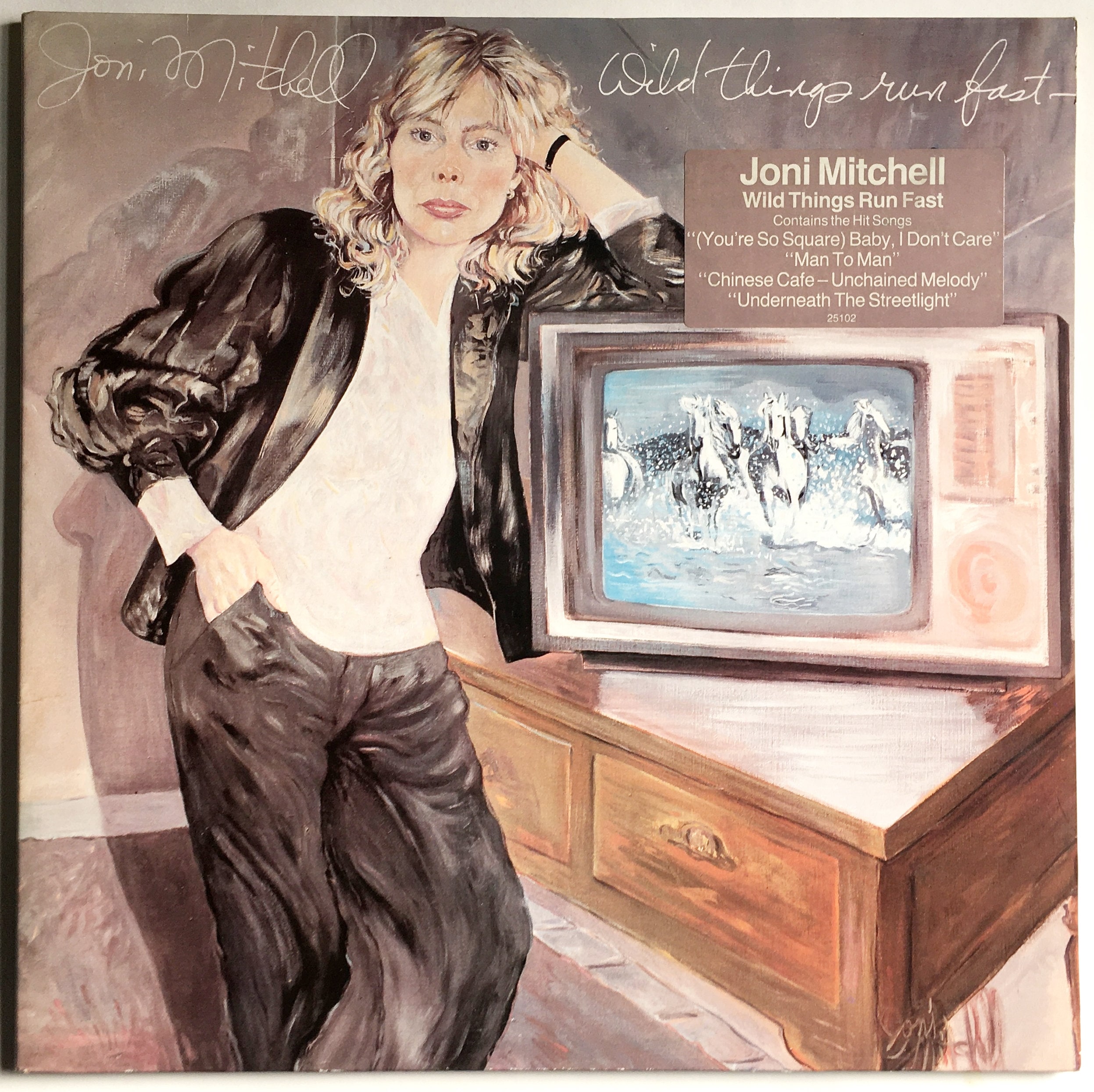 JONI MITCHELL Wild Things Run Fast Lp 1982 Original Vintage Vinyl ...