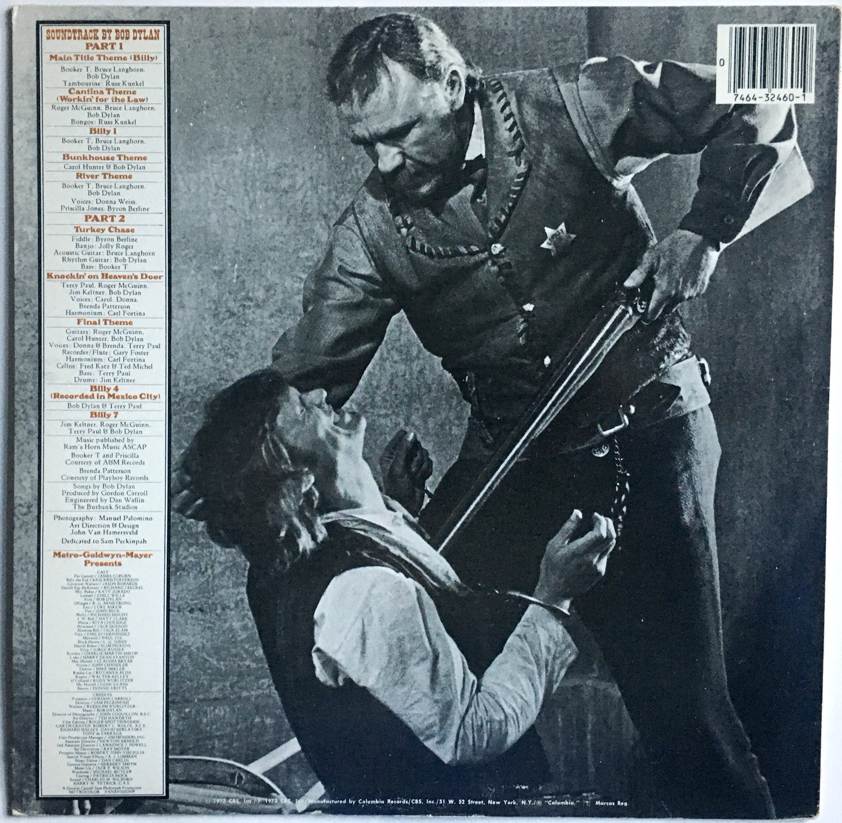 BOB DYLAN - Pat Garrett & Billy the Kid Soundtrack Lp 1973 Vintage ...