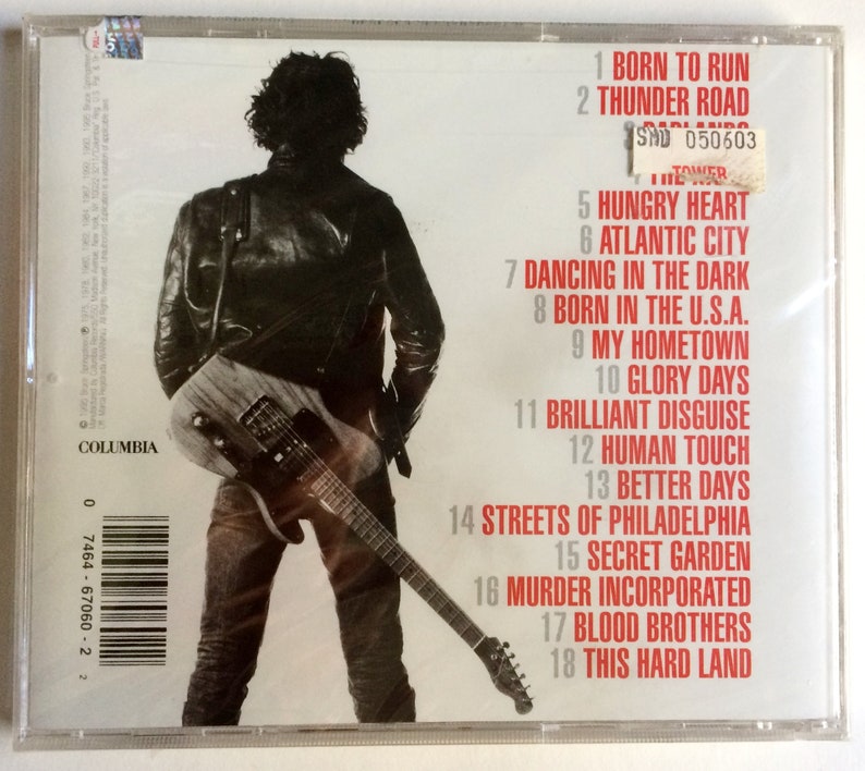 BRUCE SPRINGSTEEN SEALED Greatest Hits Cd 1995 Vintage Compact Disc ...