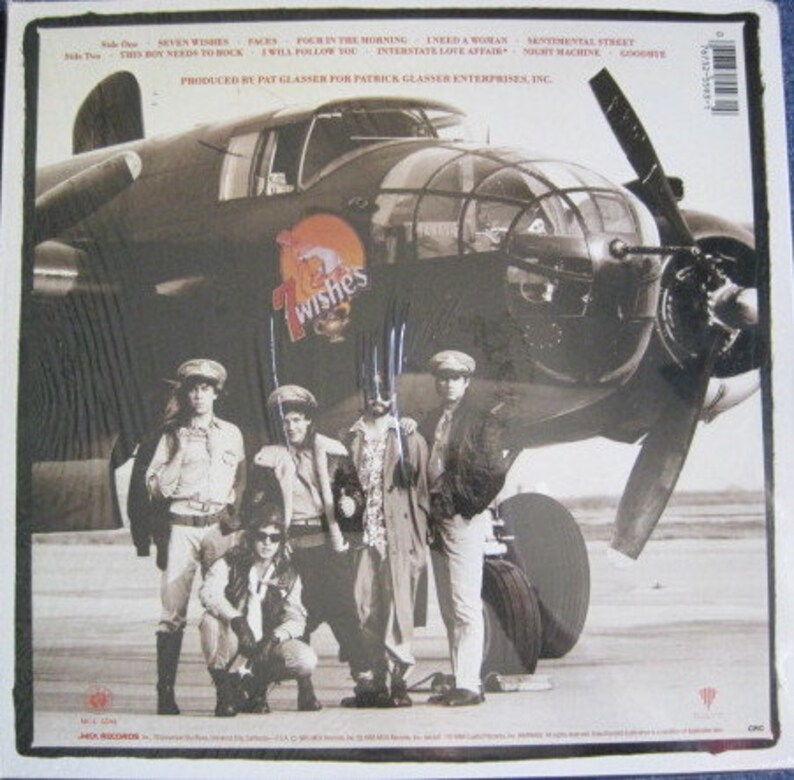 NIGHT RANGER 7 Wishes Lp 1985 Original Vintage Vinyl Record Album Mint ...
