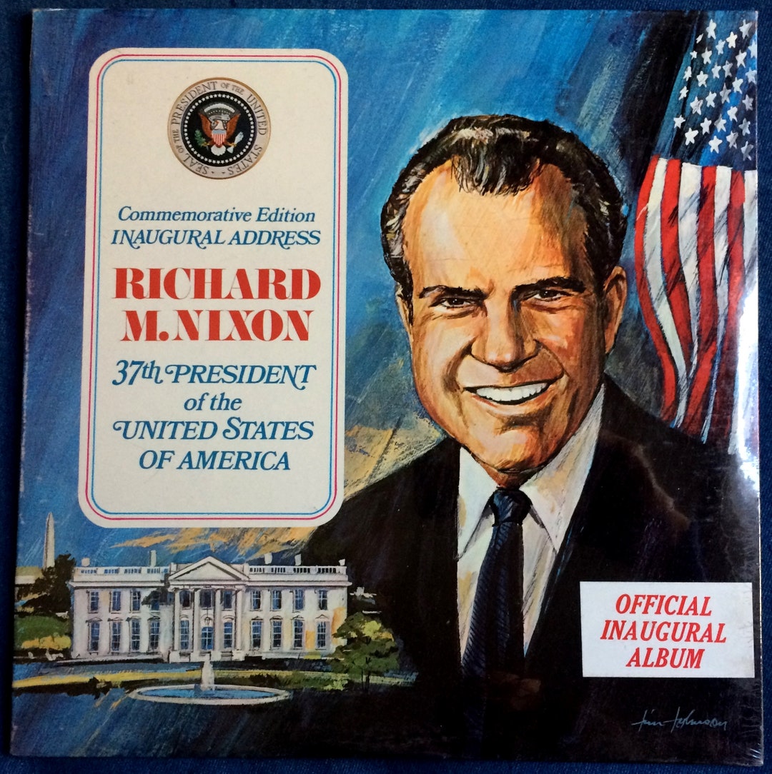 RICHARD NIXON SEALED 37th President Official Inaugural Address Lpp 1969 ...