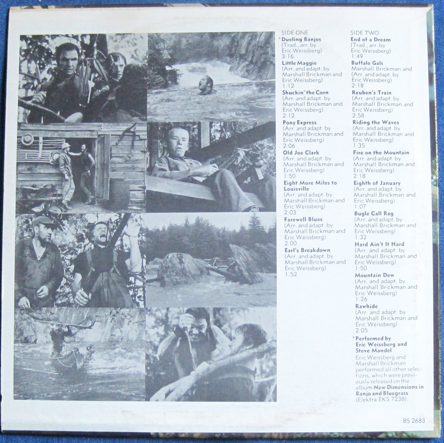 DUELING BANJOS Original Soundtrack of DELIVERANCE Lp 1973 Vintage Vinyl ...