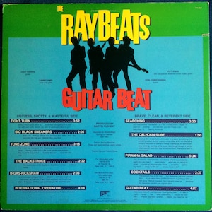 THE RAYBEATS - Guitar Beat Lp 1981 Original Vintage Vinyl Record Album ...