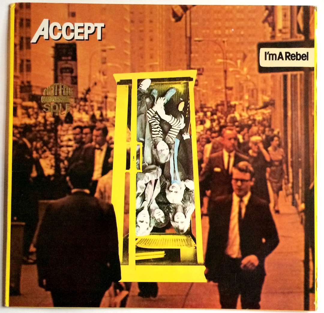 ACCEPT - I'm A Rebel Lp 1980 Original Vintage Vinyl Record Album - Etsy