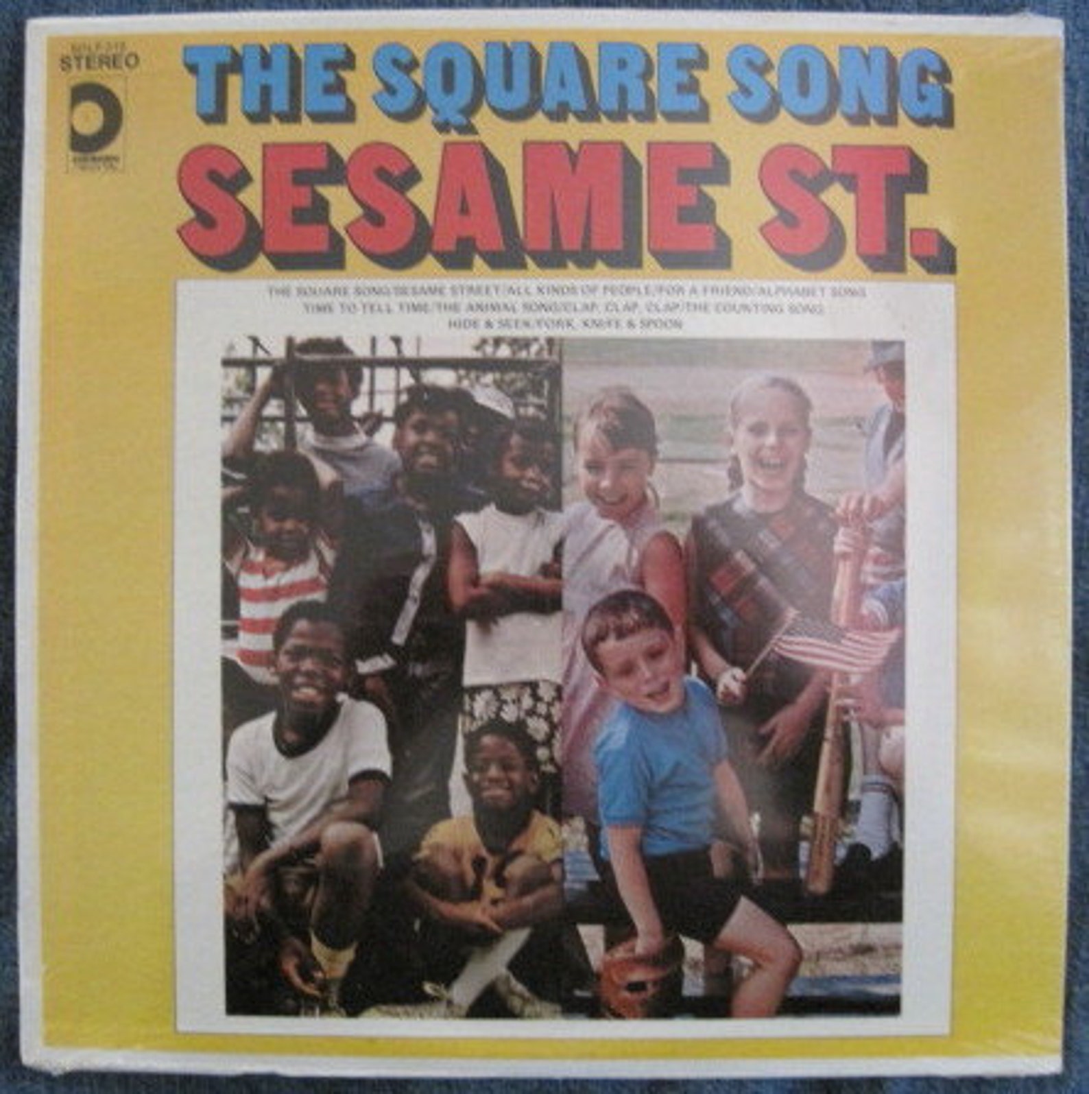SESAME STREET SEALED the Square Song Lp 1969 Original Vintage - Etsy
