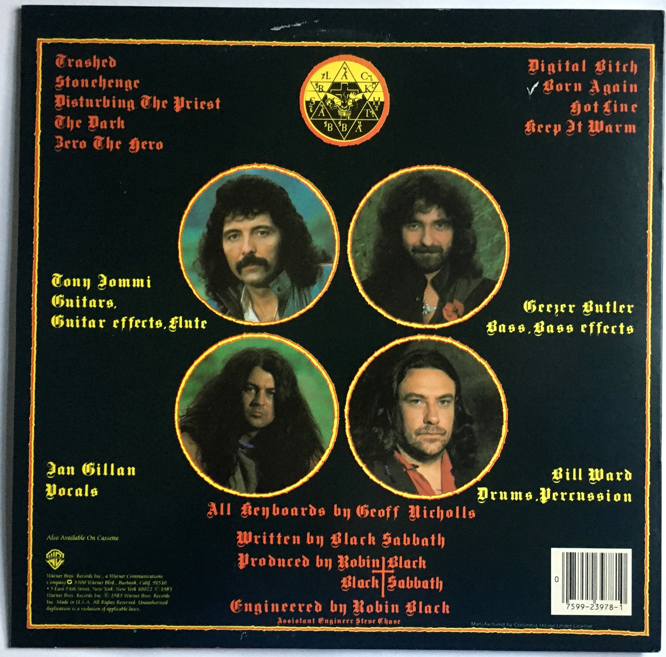 Black Sabbath Born Again Album Cover