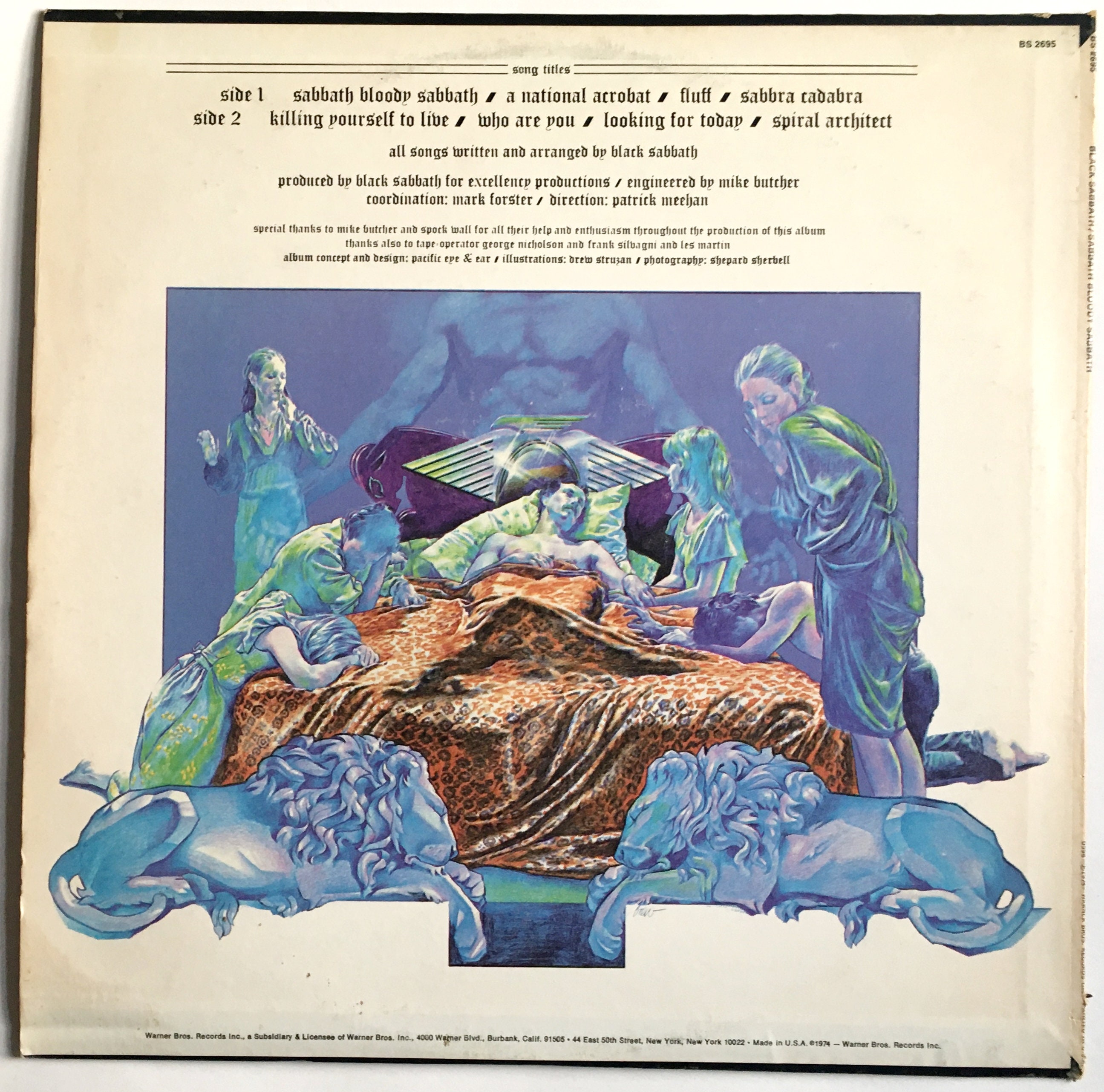BLACK SABBATH - Sabbath Bloody Sabbath Lp 1974 Vintage Vinyl Record ...