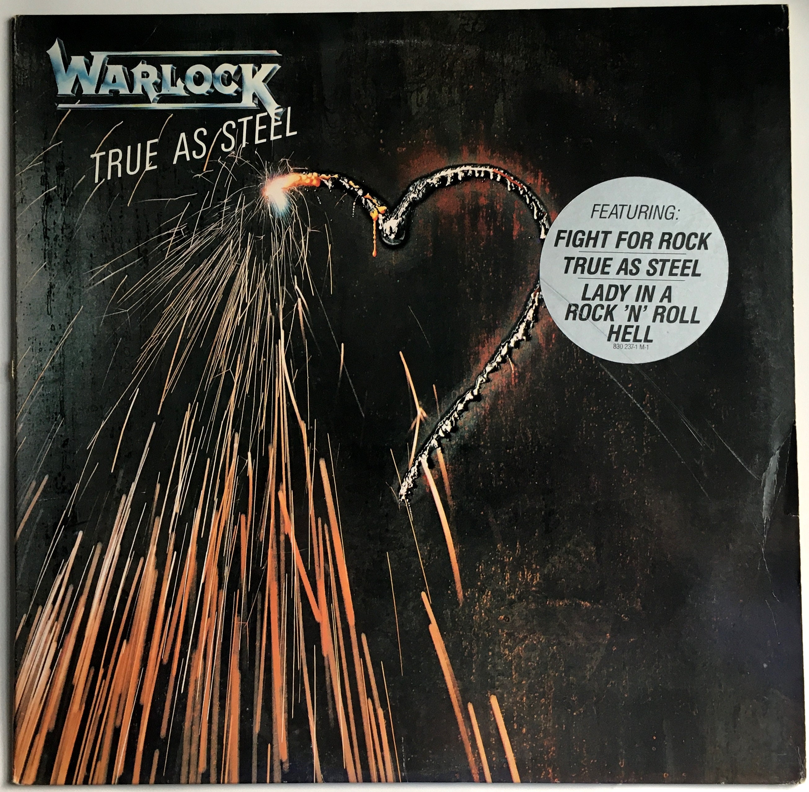 WARLOCK - True as Steel Lp 1986 Original Vintage Vinyl Record Album ...