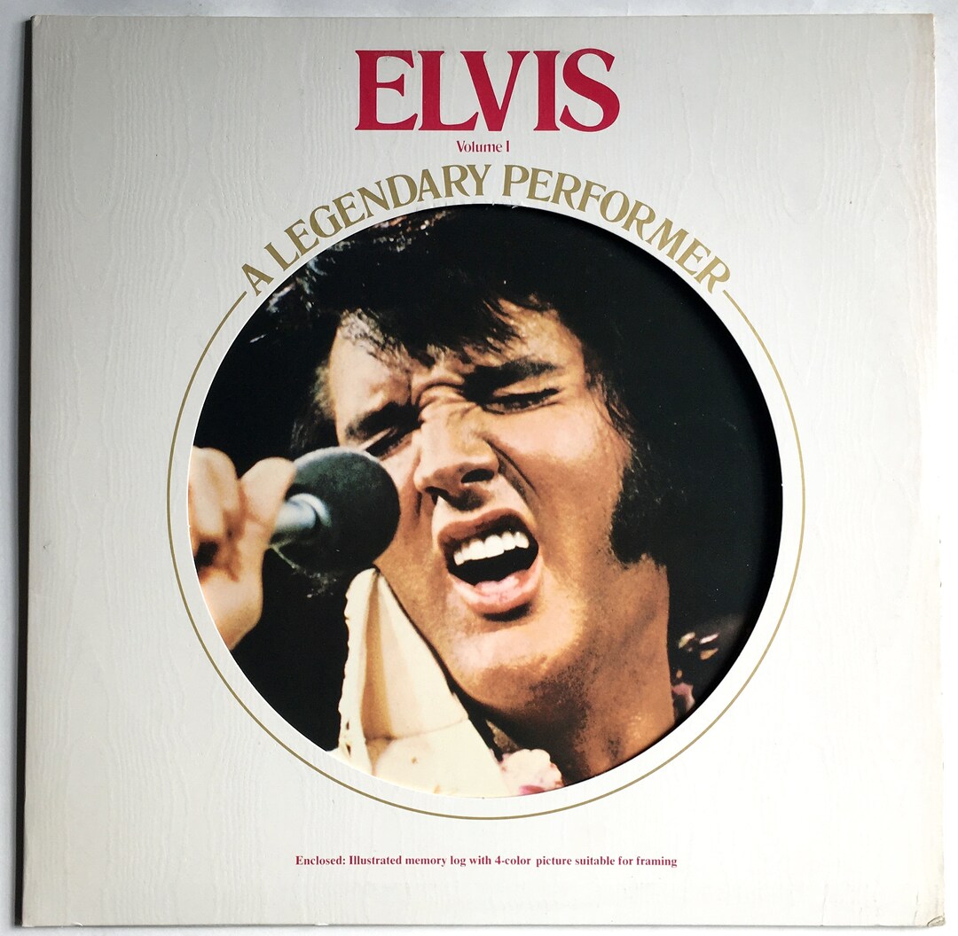ELVIS - A Legendary Performer Volume 1 Lp 1976 Elvis Presley Original ...