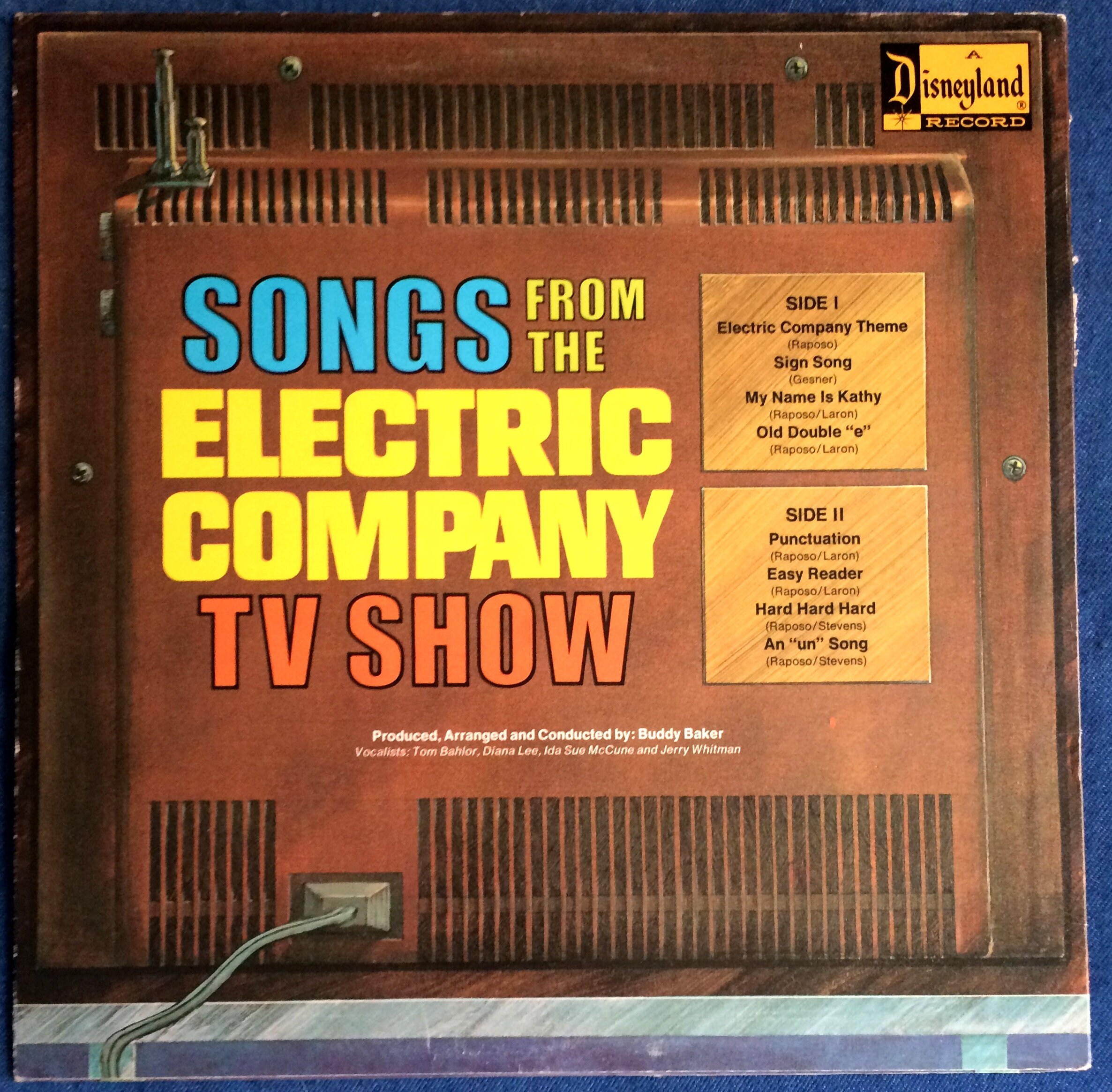 THE ELECTRIC COMPANY Lp 1973 Disneyland Records Original - Etsy