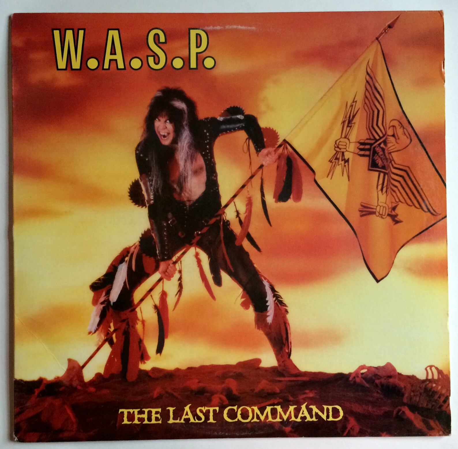 W.A.S.P. the Last Command Lp 1985 Original Vintage Vinyl Record Album ...