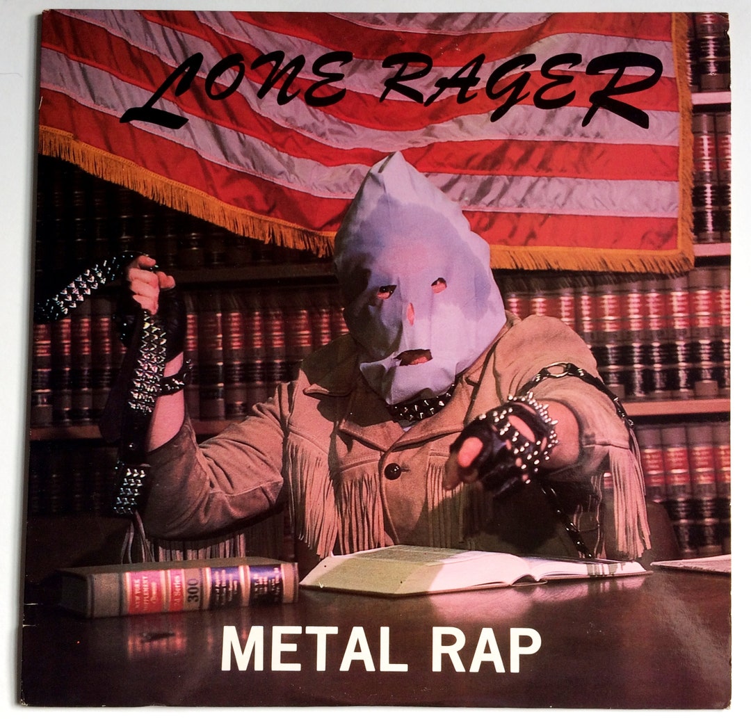 LONE RANGER Metal Rap Ep 1984 Megaforce Records Original Vintage Vinyl ...