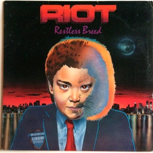 RIOT - RESTLESS BREED Lp 1982 Original Vintage Vinyl Record Album - Etsy