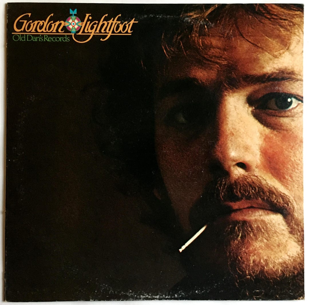GORDON LIGHTFOOT - Old Dan's Records - 1972 Original Pressing Vintage ...