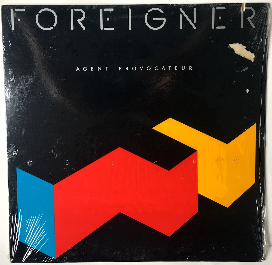 FOREIGNER SEALED Agent Provocateur Lp 1984 Original Vintage Vinyl ...