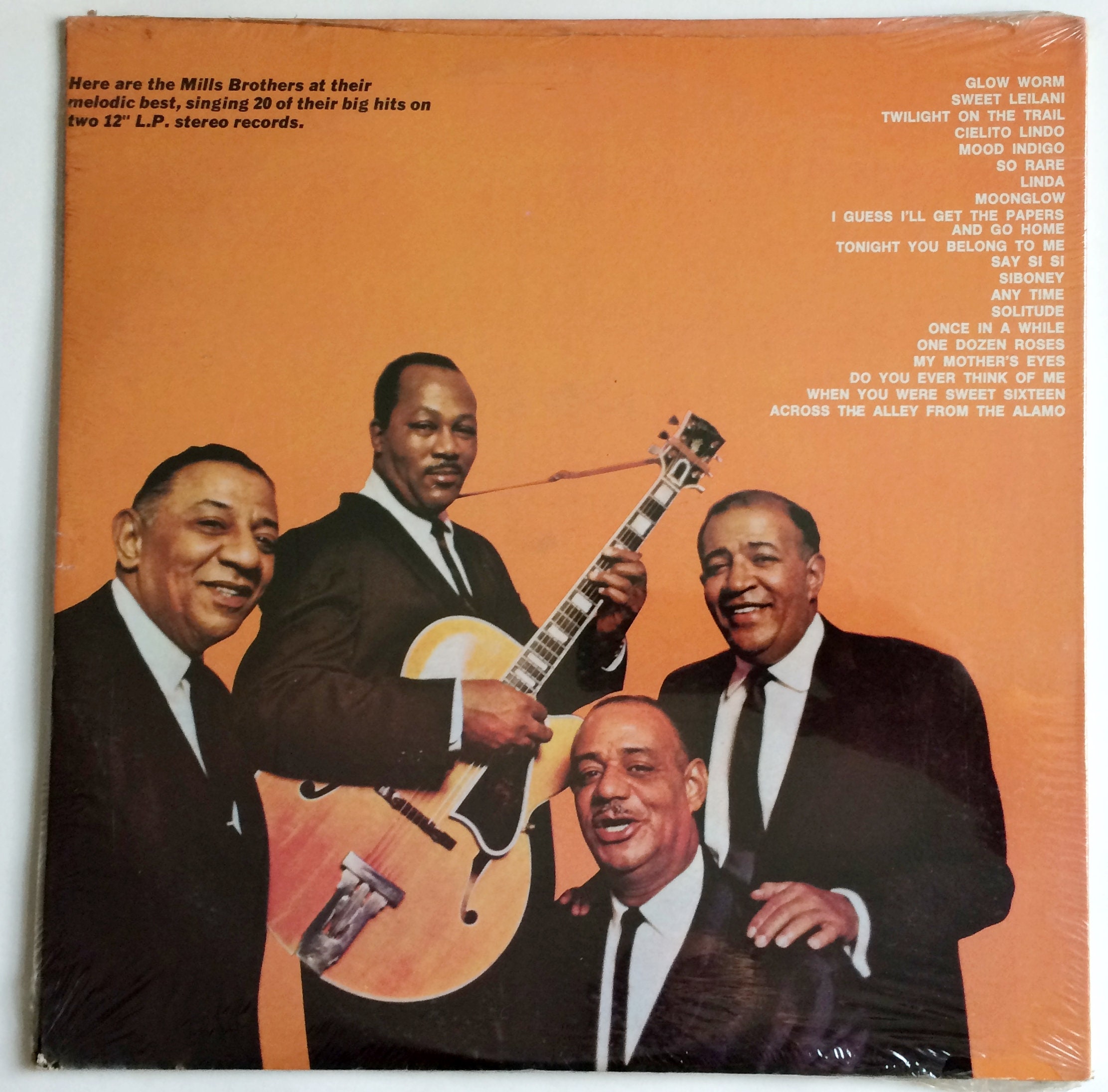 The MILLS BROS. SEALED Greatest Hits Double Lp Original Vintage Vinyl ...
