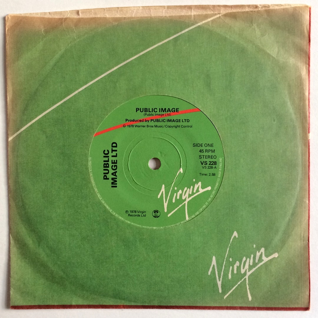 PUBLIC IMAGE First Single 1978 Vintage Vinyl Record Album - Etsy