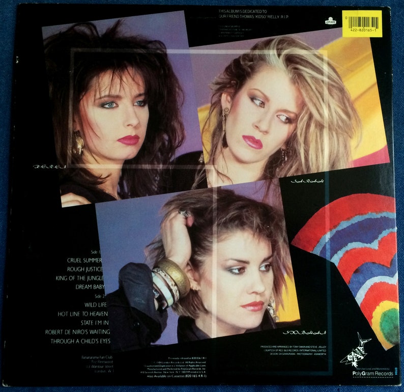BANANARAMA Lp 1984 Original Vintage Vinyl Record Album - Etsy