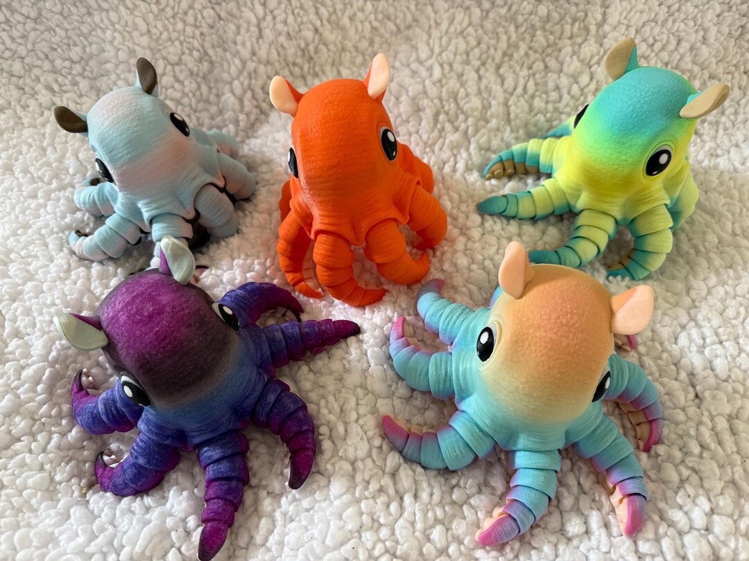 Articulated Flapjack Octopus Desk Toy GIFT – Large, Playful, and ...