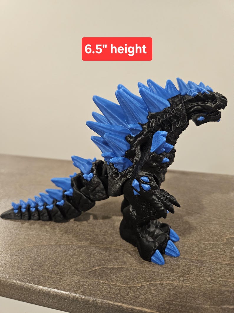 Godzilla 3d Articulated - Etsy