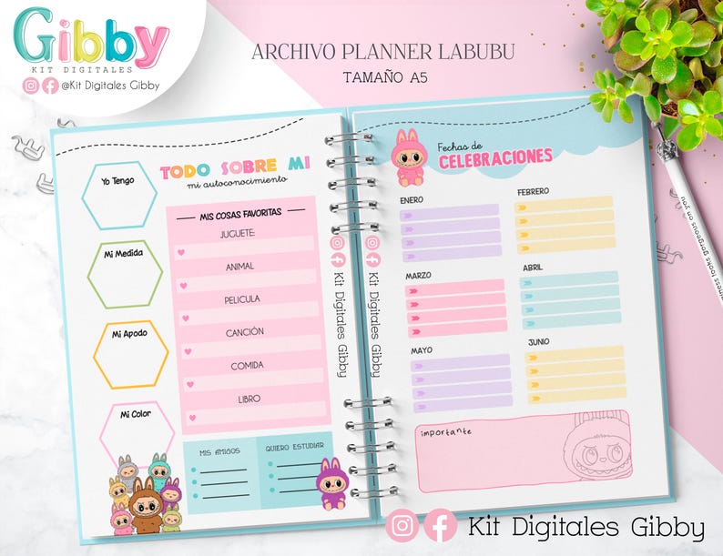 Kit box labubu -archivos digital en PDF-PPTx - Etsy México