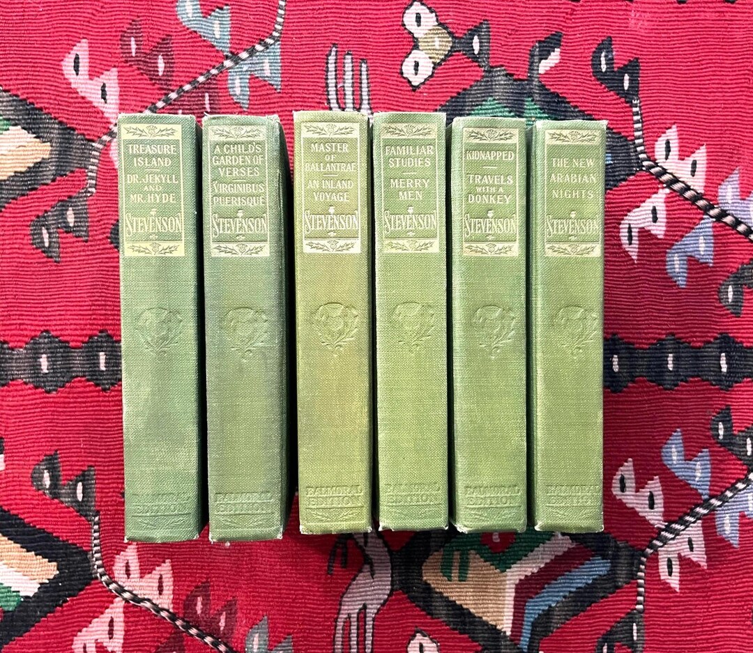 6 Vol Balmoral Edition Robert Louis Stevenson Works Set - 1930 Thomas ...
