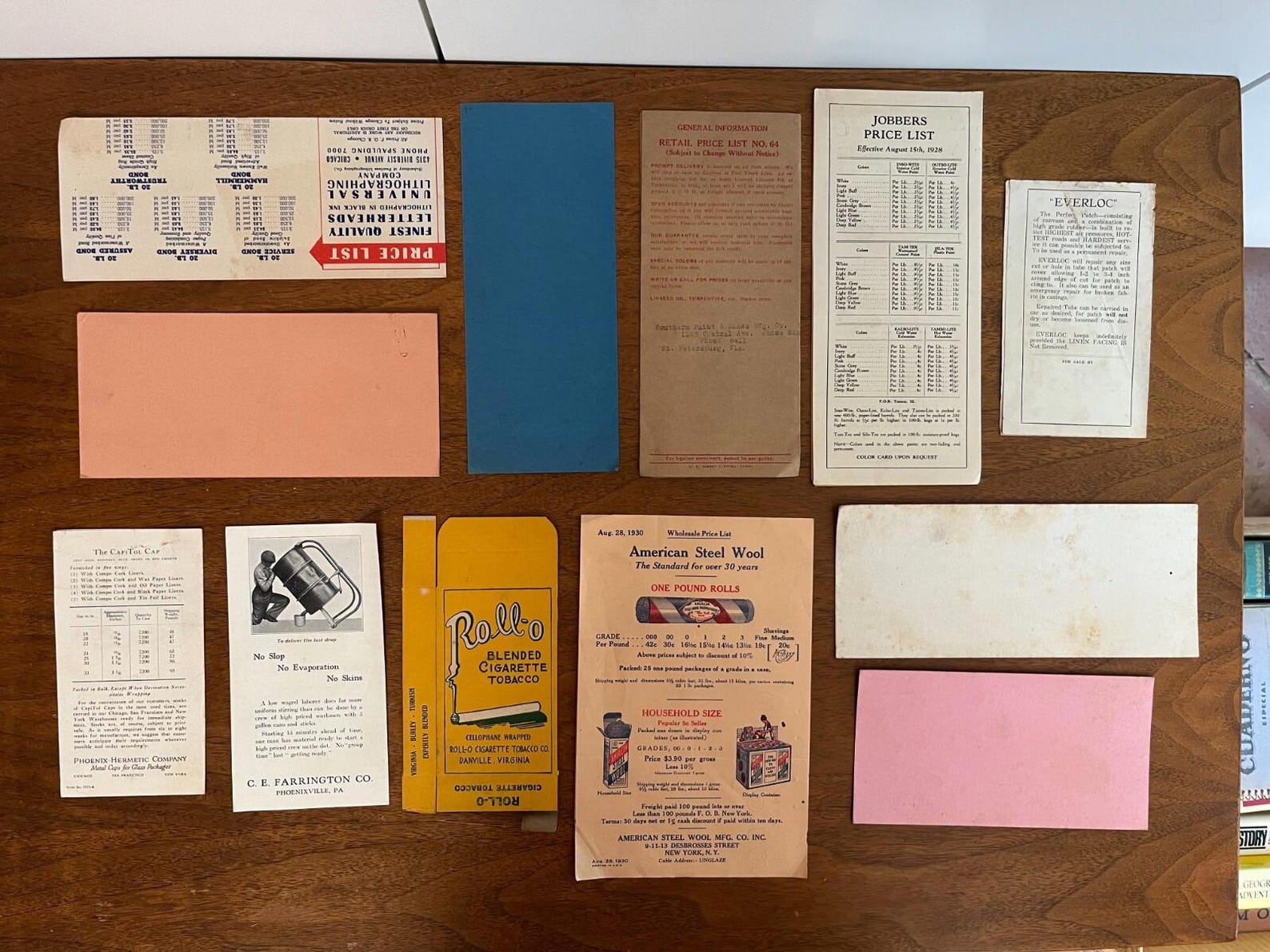 Vintage Print Shop Sample Lot • Typography & Packaging Design – 23 Pcs ...