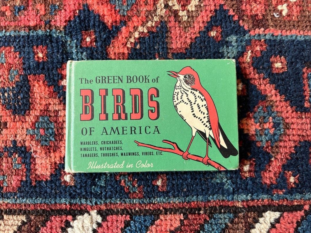 1941 Book Green Book of Birds of America Illustrated - Etsy
