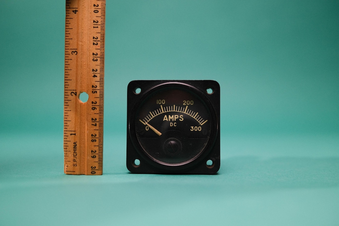 Vintage Weston DC Ammeter 0-300 Amps | Model 840 Type 5Y1 | Industrial ...