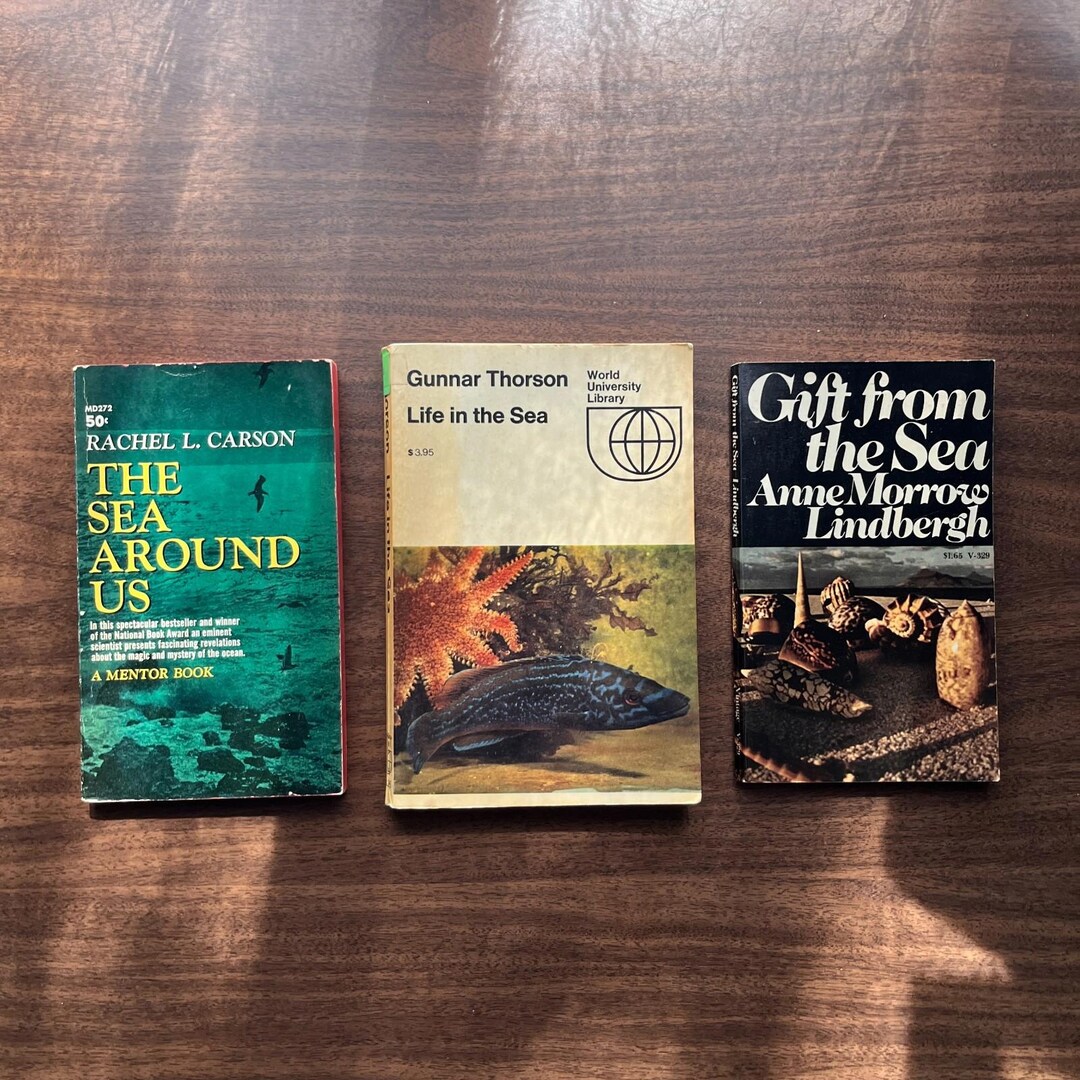 Rachel Carson Sea Around Us 1960 | Vintage Marine Biology Books | Ocean ...