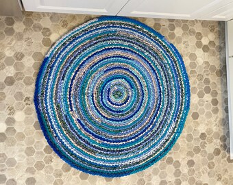 Beach House Rag Rug - Etsy