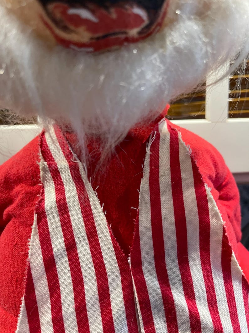 Vintage 1971 Annalee Large Santa Christmas Standing Cardholder Doll 27 ...