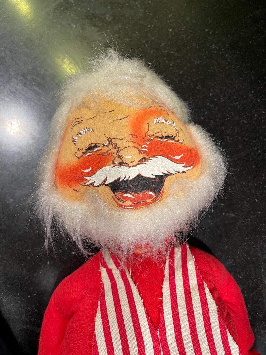 Vintage 1971 Annalee Large Santa Christmas Standing Cardholder Doll 27 ...