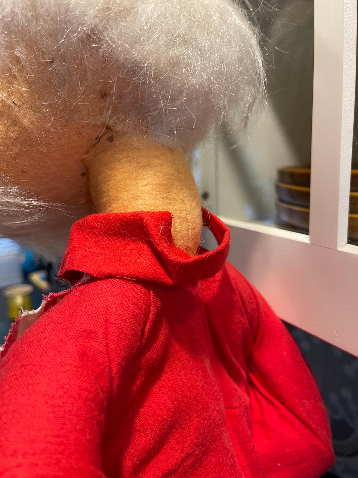 Vintage 1971 Annalee Large Santa Christmas Standing Cardholder Doll 27 ...