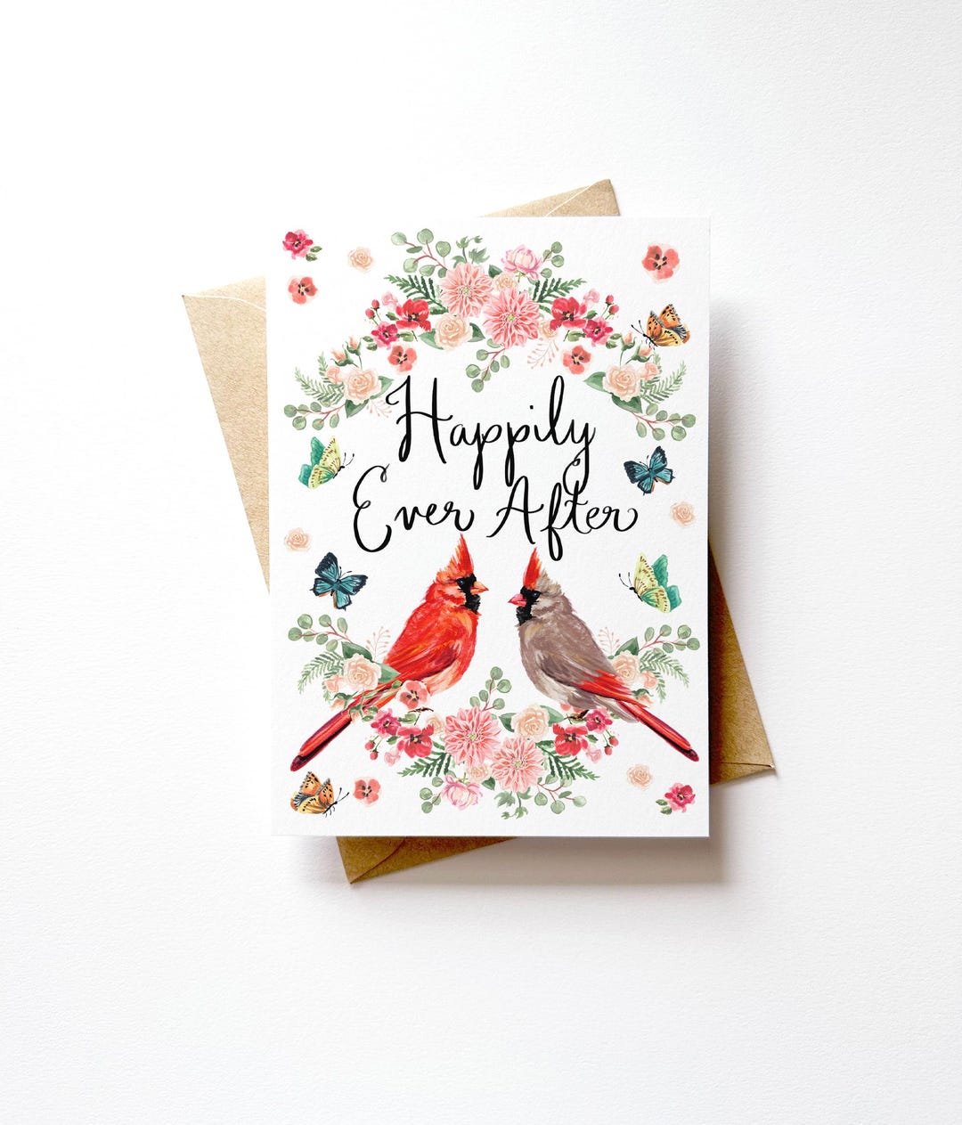 Wedding Day Card | Unique Wedding Card | Cute Happily Ever After ...
