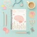 Personalized Psychology Notebook | Pastel Brain Floral Design - Etsy