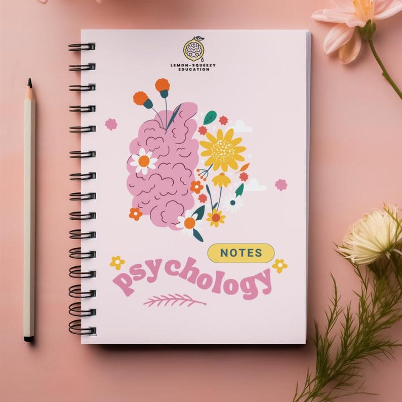 Psychology Revision Notebook | Aesthetic & Educational | Study Notes ...