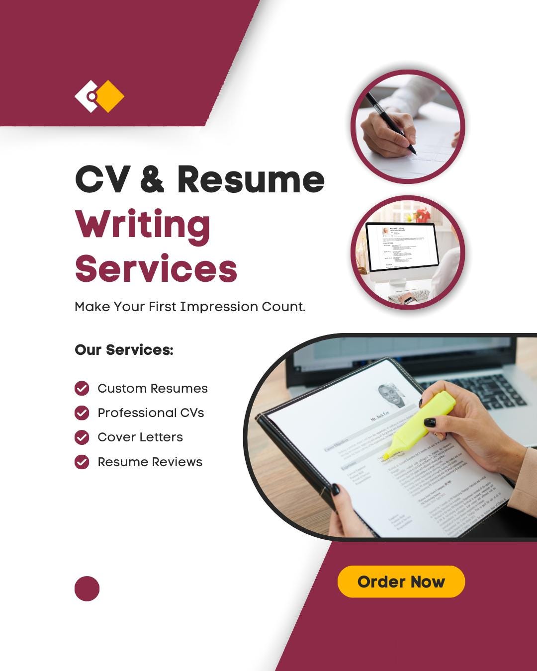 Resume Service, Resume/cv Writing Service, Ats-friendly, CV Writing ...